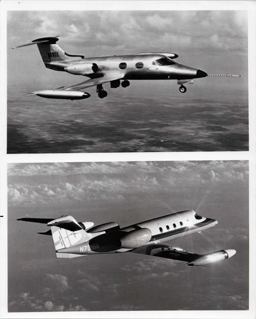 LEAR JET 23 & 35 Vintage Photo Private Jet Learjet EUR 28,47 - PicClick IT