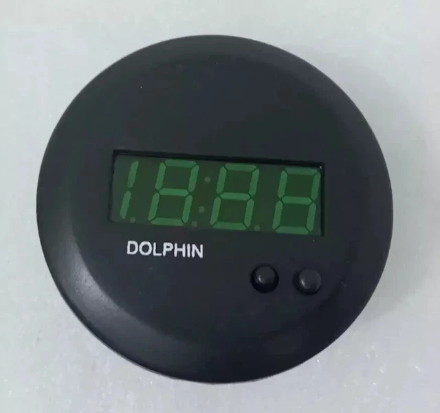 SUZUKI SJ410 SJ413 Samurai Sierra Round Dashboard Digital Clock Watch ...