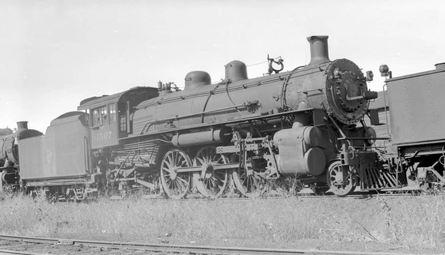 CNW CHICAGO NORTH Western Railway Locomotive, Engine No 1507 Old Train ...
