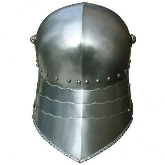 MEDIEVAL GERMAN CRUSADER Viking Helmet Great Knight Templar Helmet 20 G ...