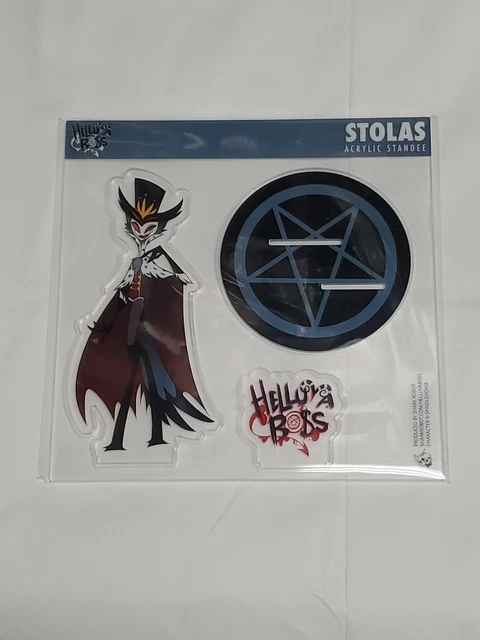 SUPPORTO ACRILICO HELLUVA Boss Stolas 6" figura stand Hazbin Hotel ...