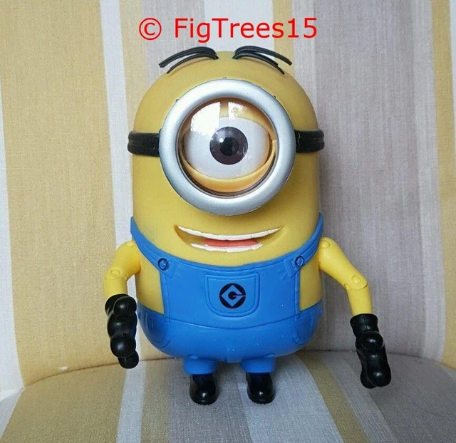 MINION STUART TALKING 3D 20cm Figure With Poseable Arms Toy Rare ...