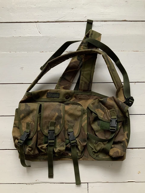 VENTURA ARMY CHEST Rig Combat Tactical Vest Pouches Camo Webbing £24.99 ...