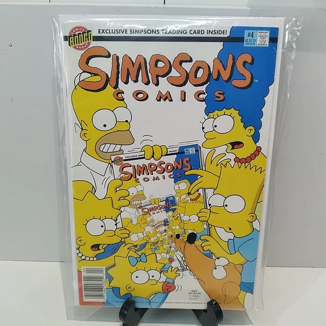 THE SIMPSON COMICS Flip Comic Book Issue #4 and Adventures of Busman #1 ...