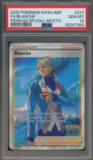 POKEMON BLANCHE POKEMON Go Special Coll. Mystic Full Art Promo SWSH227 ...