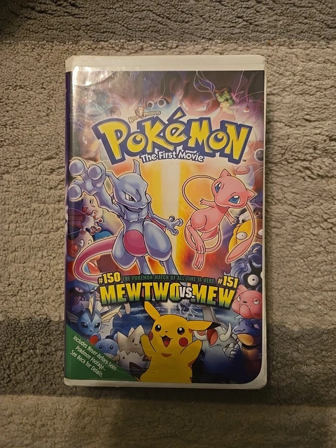 POKÉMON THE FIRST Movie: Mewtwo Strikes Back (VHS, 2000, Clamshell) £11 ...