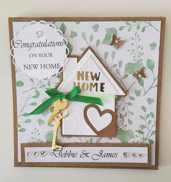 PERSONALISED CONGRATULATIONS ON your First Home Card,Housewarming card ...
