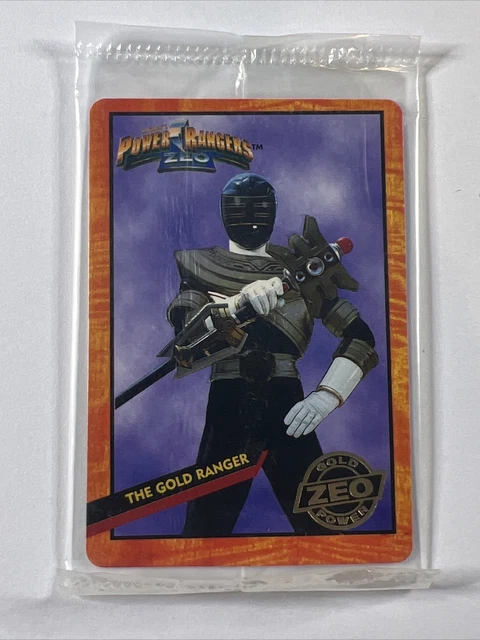 1996 SABAN POWER Rangers Zeo The Gold Rangers Trading Card £8.87 ...