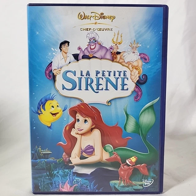 FRENCH LITTLE MERMAID La Petite Sirene DVD Walt Disney REGION 2 DVD ...