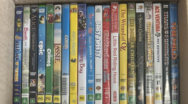 24 DVDS Kids Children Movies Bundle Bulk Lot -USED Condition #68 $45.69 ...
