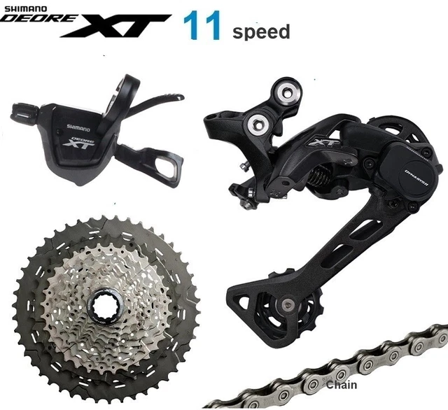 NEW SHIMANO XT M8000 1x11 Speed MTB Groupset W/O Optical Window 11-46T 4 Pcs £223.44 - PicClick UK