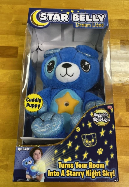 ONTEL STAR BELLY Dream Lites Stuffed Animal Night Light Cuddly Blue ...