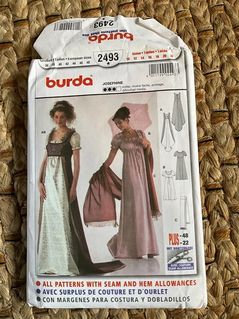BURDA HISTORICAL COSTUME sewing pattern. Sizes 10 - 22 £3.20 - PicClick UK