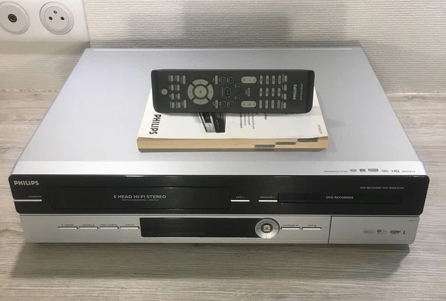 PHILIPS DVDR3510V COMBINÉ Lecteur Copieur DVD Magnétoscope Enregistreur VHS EUR 249,00 - PicClick FR