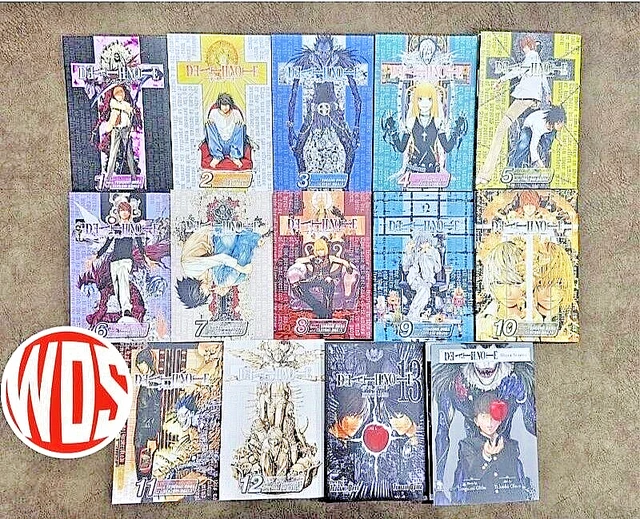 DEATH NOTE MANGA English Version Set Volume 1 - 12 Tsugumi Ohba Takeshi ...