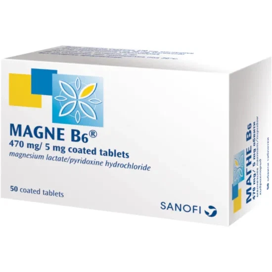 MAGNE B6 470MG 60 Tabs Magnesium deficiency, Stress, Muscle cramps ...