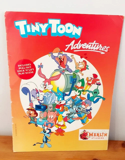 TINY TOON ADVENTURES - MERLIN STICKER ALBUM 1992 with 65 stickers £7.99 ...