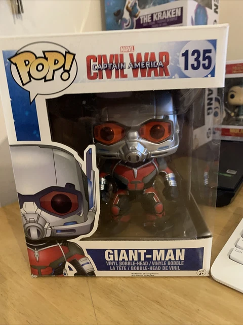 FUNKO POP VINYL #135 Giant-Man 6" Marvel Captain America Civil War NEW ...