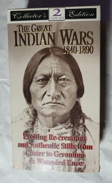 THE GREAT INDIAN Wars 1840-1890 VHS 1991 2 Tape Set $2.70 - PicClick
