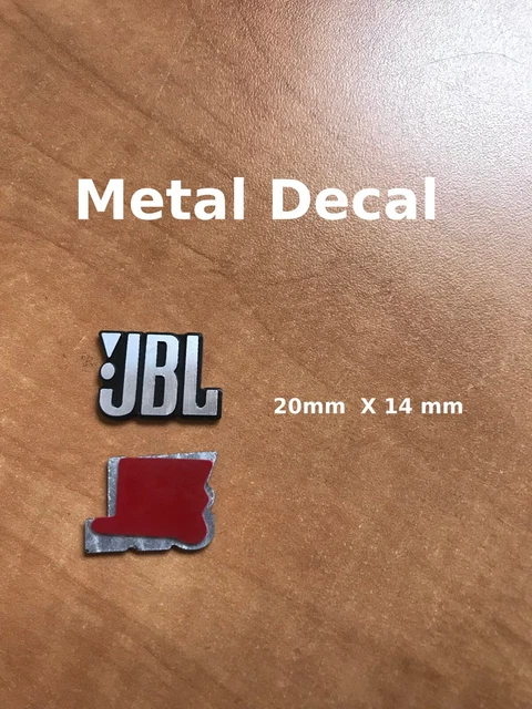 JBL METAL DECAL Sticker Badge Logo One Decal Included Sticker M138 $10. ...