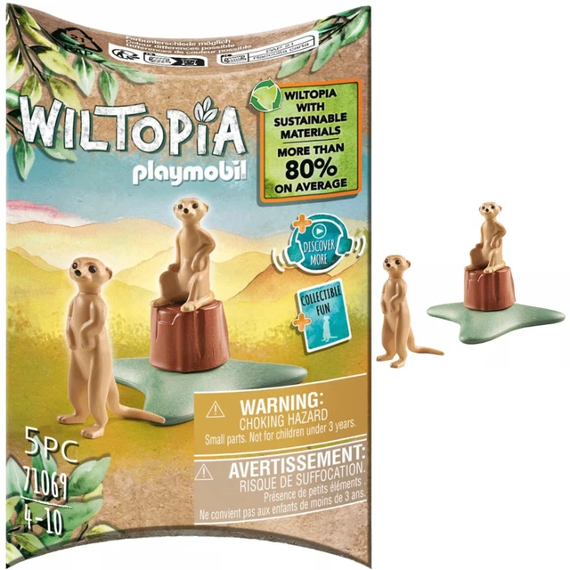 PLAYMOBIL WILTOPIA 71069 Suricates Animal Figurine Noël Jouet Jeux ...