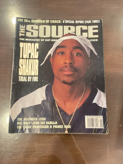 THE SOURCE MAGAZINE September 1994 Tupac Shakur ( Cover ) VERY RARE £68 ...