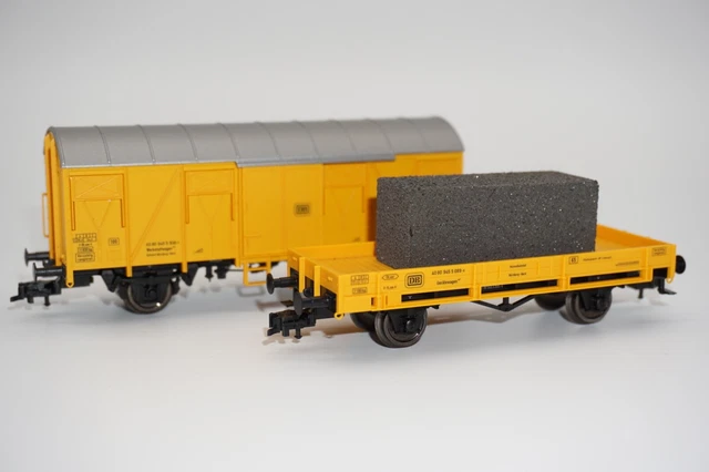 FLEISCHMANN SPUR H0 5561 K Güterwagen-Set Werkstattwagen und Gerätewagen DB EUR 39,77 - PicClick DE