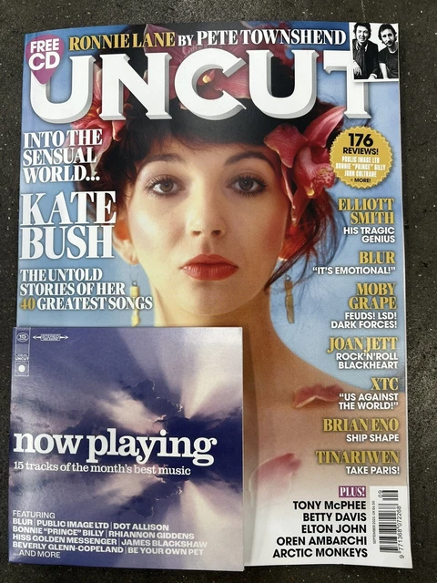 UNCUT MAGAZINE SEP 2023 Inside the sensual world of Kate Bush +Ronnie Lane & CD EUR 10,04 ...