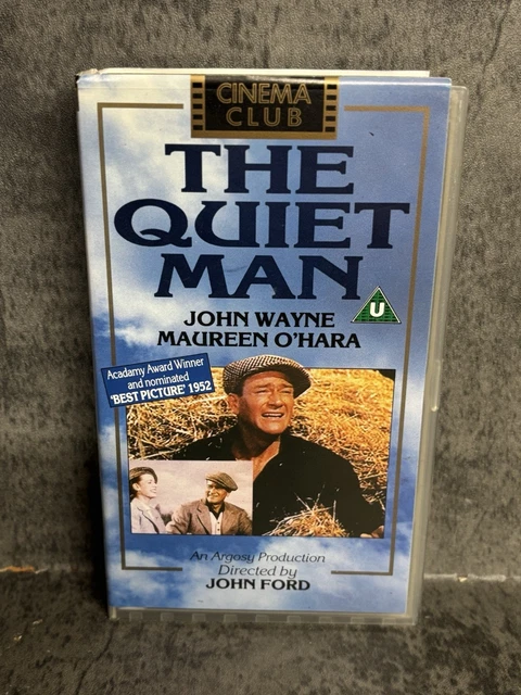 THE QUIET MAN John Wayne Vhs Tape - Rare Retro Movie Series £5.43 - PicClick UK