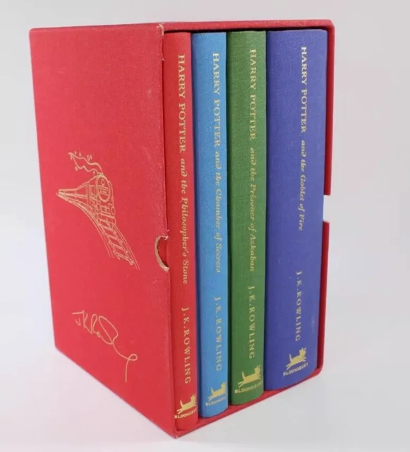 HARRY POTTER DELUXE Edition Clothbound Box Set Books 1–4 – Like New ...