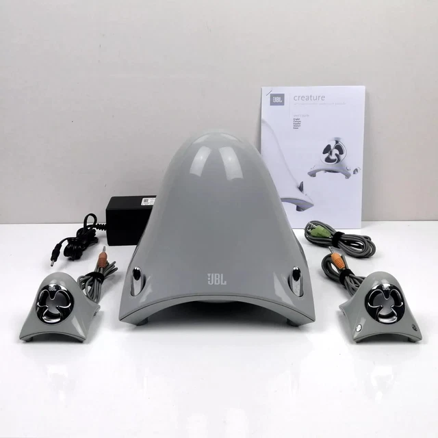 JBL CREATURE SPEAKERS II in GREY Active 2.1 System - Perfect Working ...