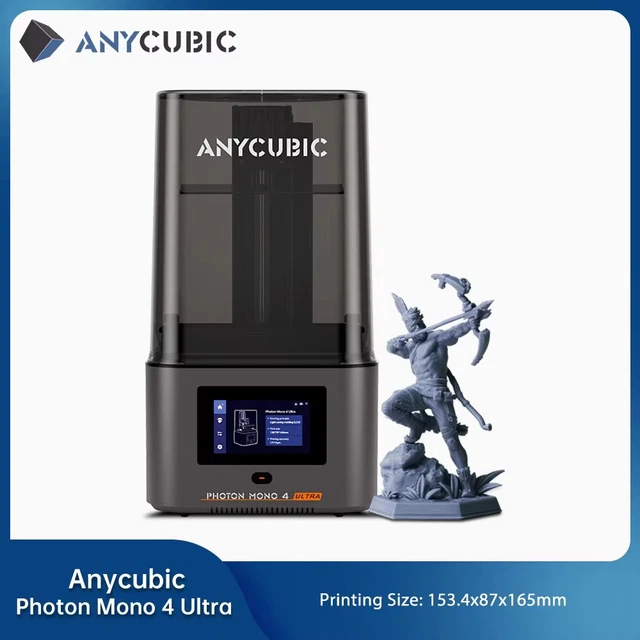 ANYCUBIC PHOTON MONO 4 Ultra Resin 10K 7'' HD Screen LCD 3D Printer Max ...