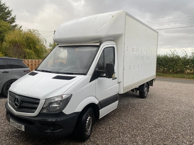 MERCEDES SPRINTER LUTON box van tail lift £1,550.00 - PicClick UK