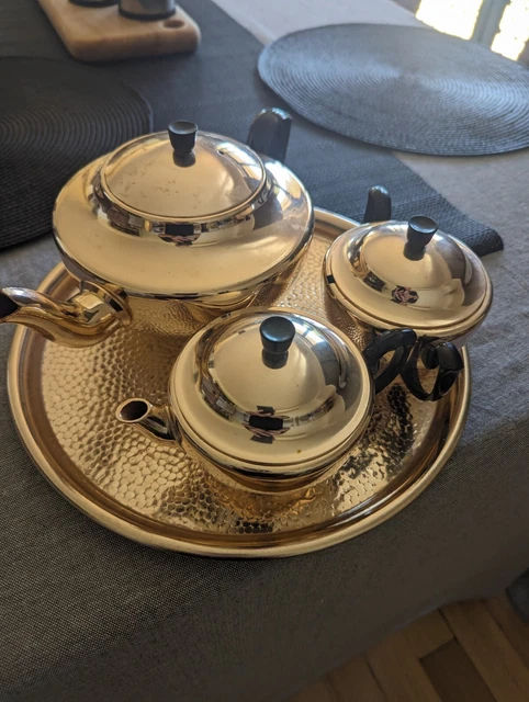 VINTAGE ROSE GOLD Coloured Tea Set Made In Australia By Towerbrite $30. ...
