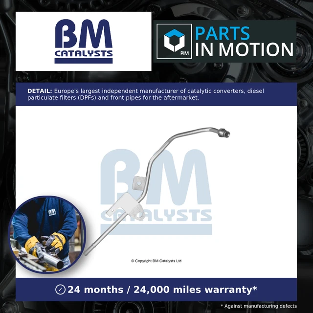 DPF PRESSURE SENSOR Pipe After DPF PP11025B BM Catalysts Hose ...