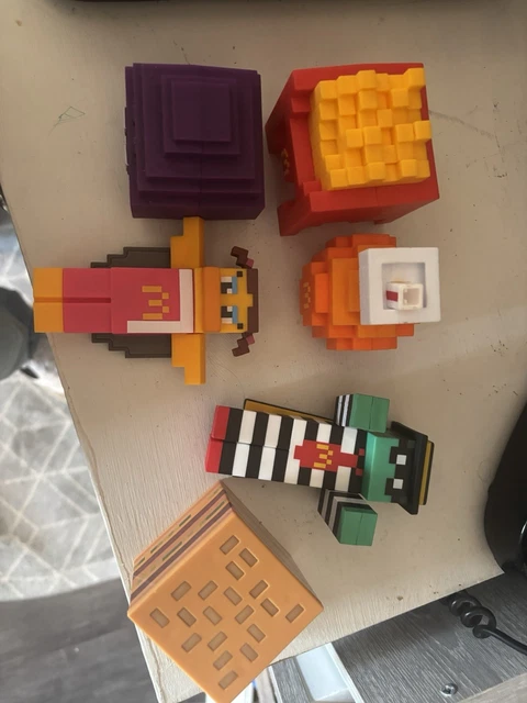 MCDONALD'S MINECRAFT MOVIE Meal Toys Bundle Grimace Egg Collectible Set ...