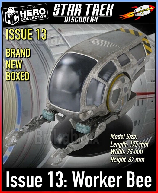 EAGLEMOSS STAR TREK Discovery Starship Collection Worker Bee Model (No ...