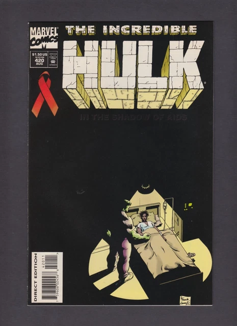 INCREDIBLE HULK #420 Marvel Comics 1994 Death of Jim Wilson $19.99 ...