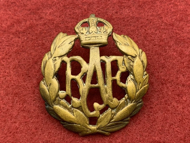 WW2 ORIGINAL BRITISH ROYAL AIR FORCE (RAF) Hat Cap Badge EUR 18,66 ...