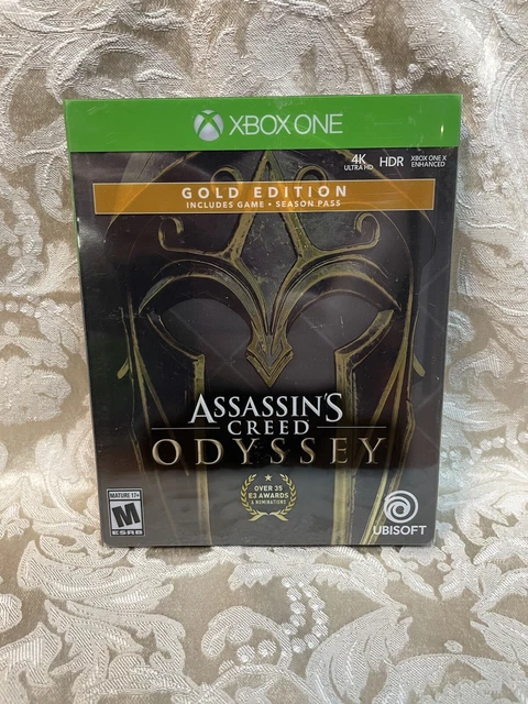 ASSASSINS CREED ODYSSEY Steelbook Gold Edition Microsoft Xbox One $24. ...
