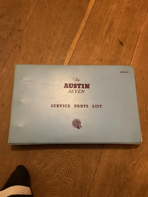 AUSTIN SEVEN MINI Service Parts List In Hard Binder Oe Bmc Akd1152 £37. ...