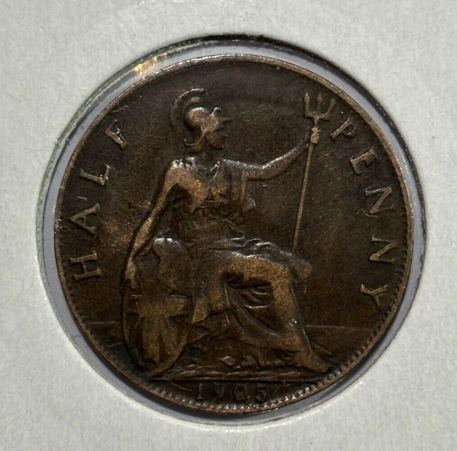 1905 GREAT BRITAIN Half Penny - Edward VII Coin EUR 3,10 - PicClick FR