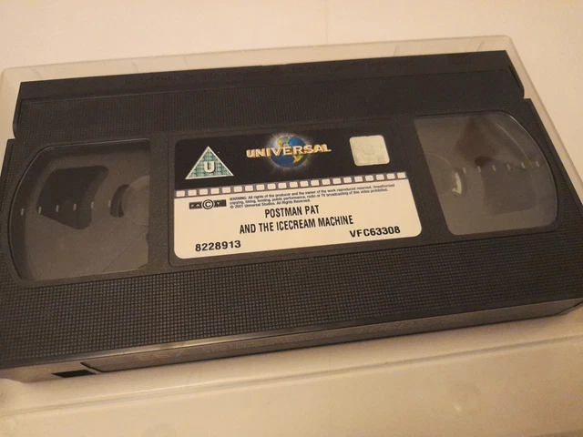 POSTMAN PAT ICE Cream Machine - Rare UK PAL VHS Video Boxed NO SLEEVE ...