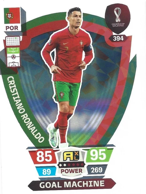 PANINI FIFA WORLD CUP QATAR 2022 Nr. 394 Goal Machine Cristiano Ronaldo ...