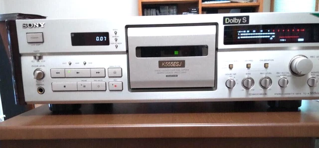 PLATINE À CASSETTE SONY TC-K555ESJ Article de travail entièrement ...