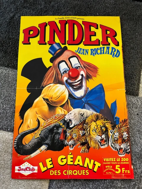 PINDER CIRCUS poster Circus cirque Affiche plakat circo £1.00 - PicClick UK