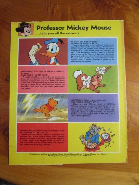 LARGE MAGAZINE WALT Disney's Now I Know December 1972 No, 10 ** Must ...