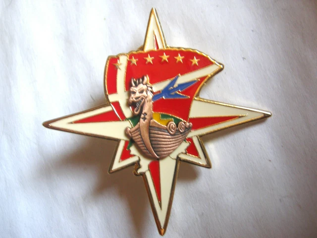 ANTIQUE FAB SHELI Infantry Regiment Opex Kosovo Trident Insignia £18.53 ...