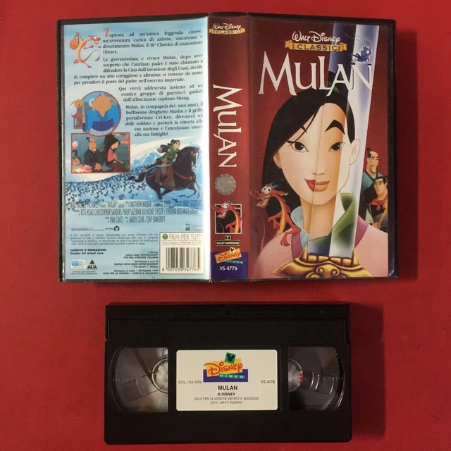 WALT DISNEY MULAN VHS (ITA 1st Ed 1999) VS 4776 I Classics GREAT!!! £6. ...