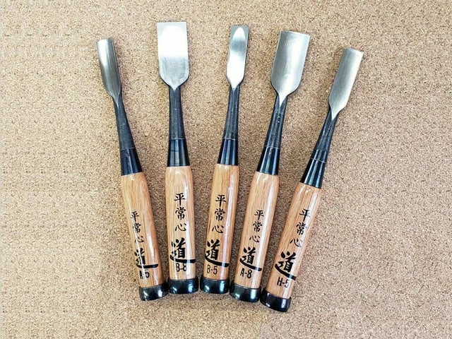JAPANESE CHISELS NOMI Carpentry Tools Set of 5 Japan Woodworking $520. ...